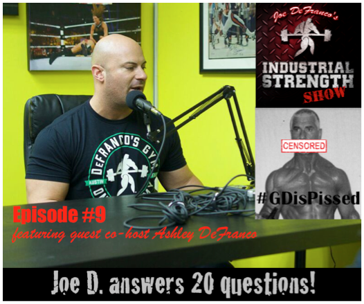 Joe D. Answers 20 Questions! - Official Website of Joe DeFranco ...